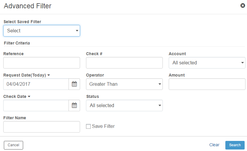 Creating a new filter_check management